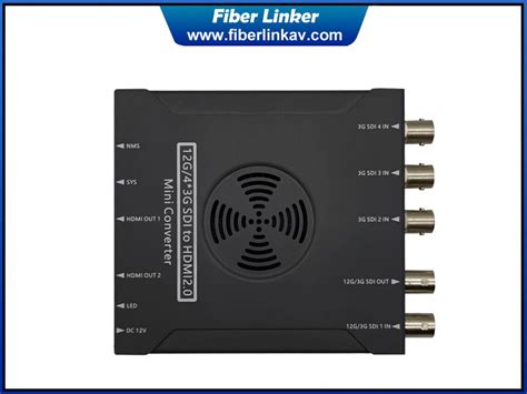 Single Link 12G SDI And Quad Link 4X3G To HDMI Converter