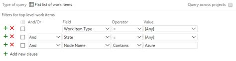 在 azure boards 和 azure devops 中按区域或迭代路径查询 azure boards microsoft learn