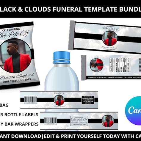 Funeral Candy Bar Etsy