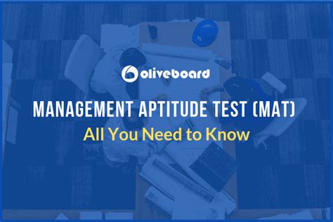 Management Aptitude Test Mat All You Need To Know Oliveboard