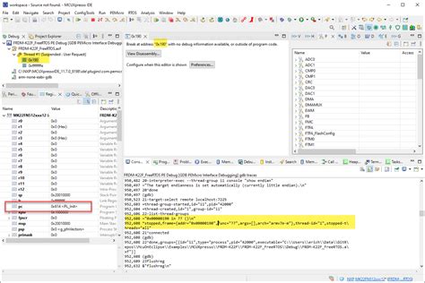 Solved I Cant Force The Pc Program Counter In A Debug Configuration Nxp Community
