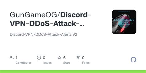 Github Gungameogdiscord Vpn Ddos Attack Notifications Discord Vpn Ddos Attack Alerts V2