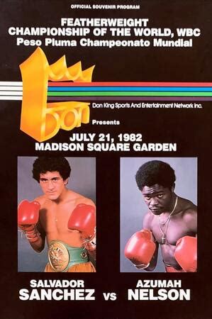 Salvador Sanchez Vs Azumah Nelson 1982 Trakt