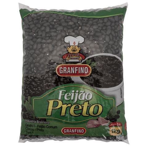 Feijão Preto Granfino 1 Kg Mega Box Atacadista