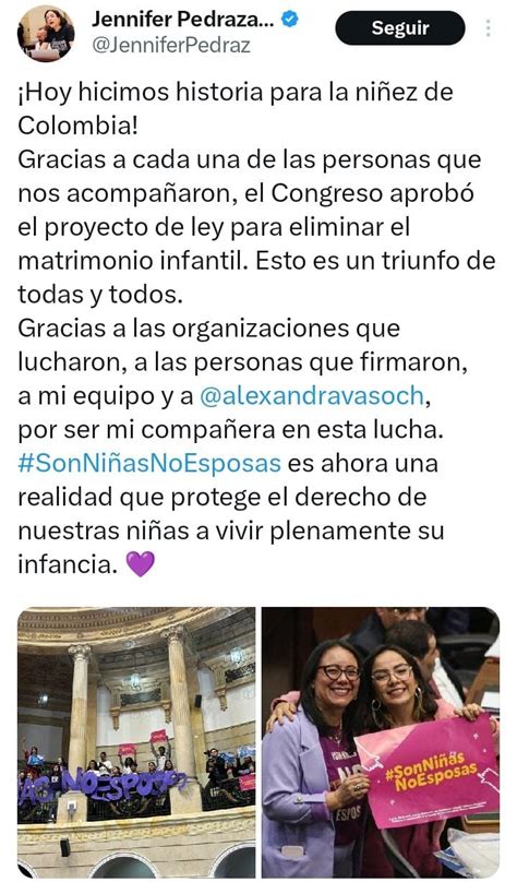 Congreso De Colombia Aprueba Ley Que Prohíbe El Matrimonio De Personas