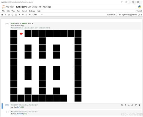给0基础python学员体验编程我做了一个在线的turtle走迷宫游戏 可以进行编程操作帮助小海龟走出迷宫的游戏 csdn博客