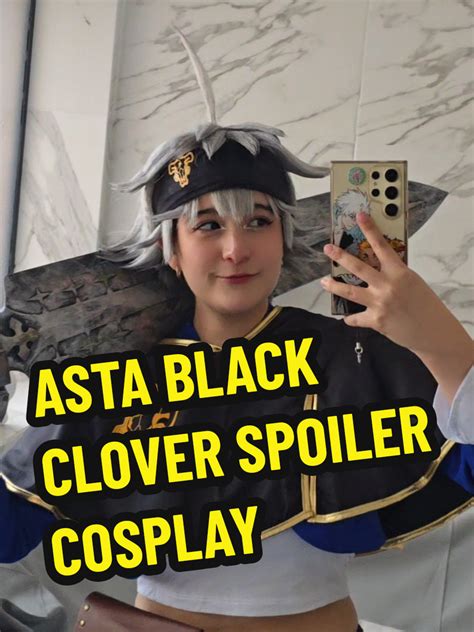 Cosplay De Asta De Black Clover Opiniones Y Detalles Tiktok