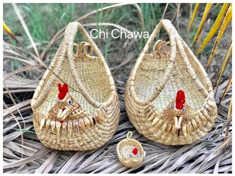 🐔🐔 ตะกร้ากุ๊กไก่ ชิชวา กระเป๋าสานผักตบชวา By Chi Chawa Facebook