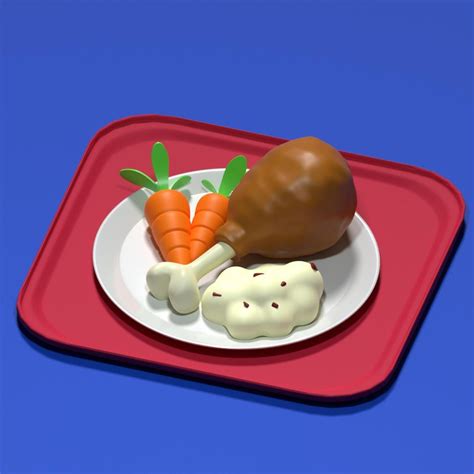“eat Healthy” My Model Entry For Day 1 Of This Weeks Amad Rlowpoly