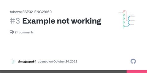 Example Not Working · Issue 3 · Tobozoesp32 Enc28j60 · Github