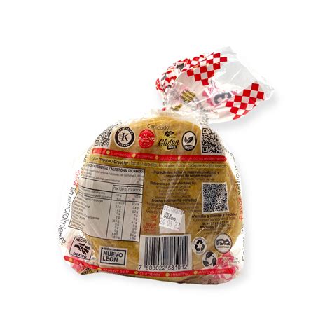 Tortillas Delgaditas Amarillas Tortiregias 625 G 50 Pzas Jung Real Food