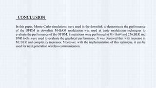 Implementation Of M Qam Modulation Techniques In G Communication Pptx