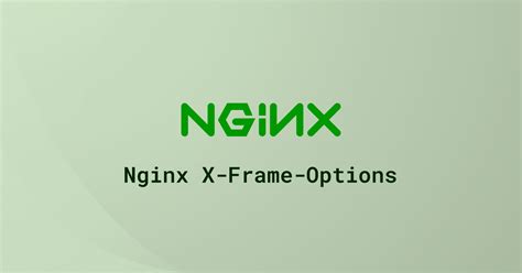 How To Fix Nginx ‘refused To Display In A Frame X Frame Options Deny Error Devanswers