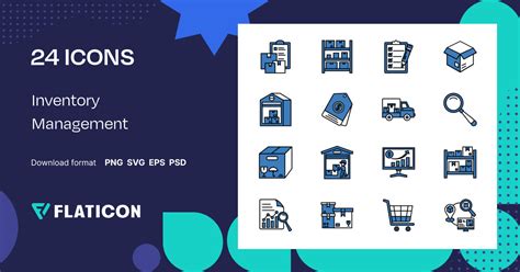 Inventory Management Icon Pack Color Lineal Color 24 Svg Icons