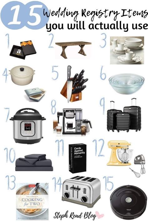 15 Wedding Registry Gifts You'll Actually Use