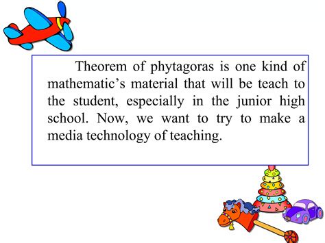Theorem Of Phytagoras Ppt
