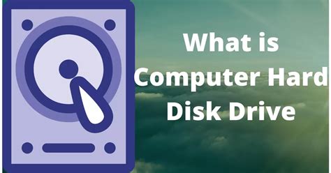 What Is Hard Disk Drive Definition Uses And Types