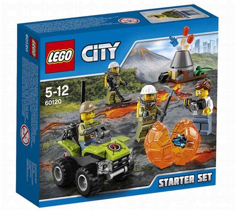 Lego City Lava Welt Vulkan Forscherstation Forschungstruck Und