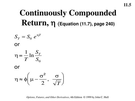 Ppt The Black Scholes Model Chapter 11 Sections 1 4 6 12