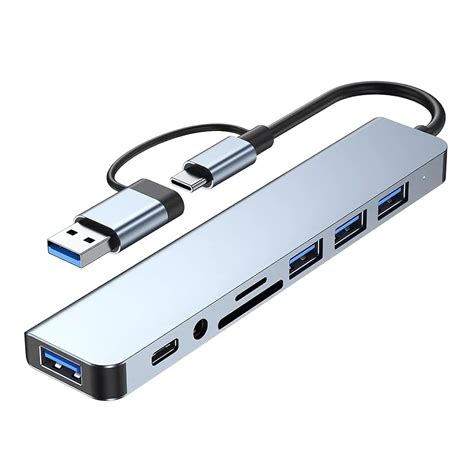 7 Port Usb Hub 3 0 Multi Port Usb Hub Splitterfor Laptop Plata