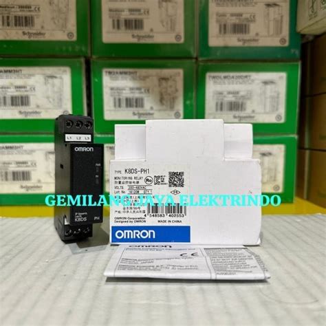 Jual Omron K8ds Ph1 Measuring And Monitoring Relay 3 Phase 200 480v Ac