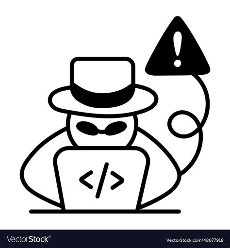 Code Hacking Royalty Free Vector Image VectorStock