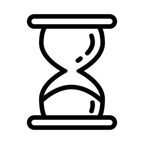 Hourglass Timer Icon Outline Style 14181371 Vector Art At Vecteezy