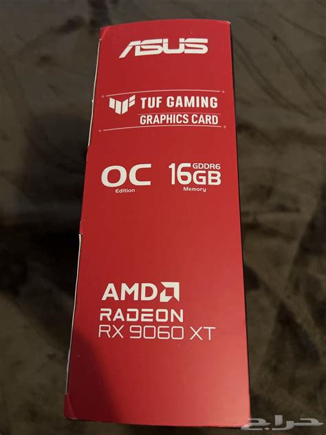 كرت شاشة اسود Asus 9060 Xt 16gb جديد موقع حراج