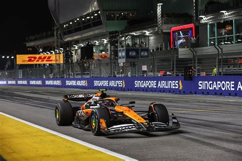 Norris Dominant At Uncharacteristically Calm Singapore Gp Sgcarmart