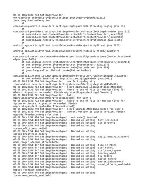 Settingsprovider Pdf Java Programming Language Computer Architecture