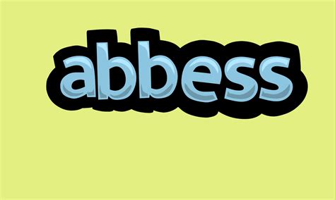 Abbess Writing Vector Design On A Yellow Background 11594347 Vector Art At Vecteezy