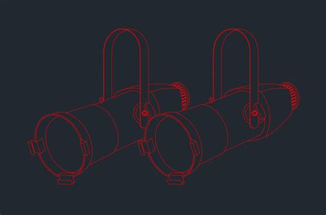 무대등 핀조명 캐드소스 Library Magnicad Cad Block Free Download