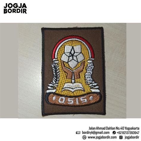 Bordir Badge Jogja Bordir Tempat Bordir Komputer Di Jogja