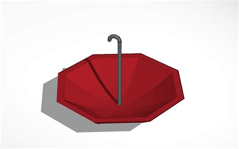 3d Design Umbrella Tinkercad
