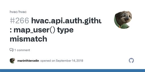 Hvac Api Auth Github Github Map User Type Mismatch Issue Hvac Hvac GitHub