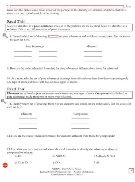 Solved Classification Of Matter How Do Atoms Combine To Make