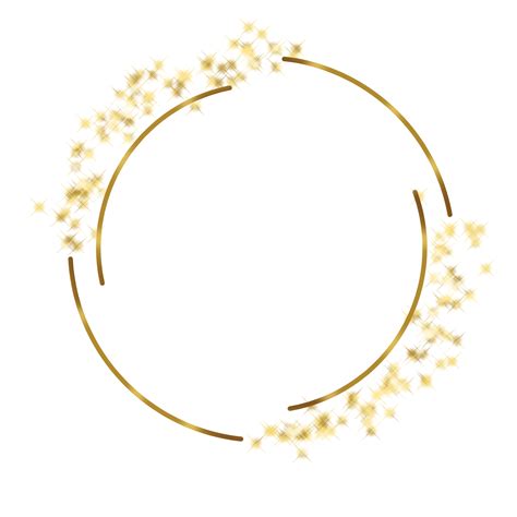 Decorative Gold Circle Border 24593606 Png