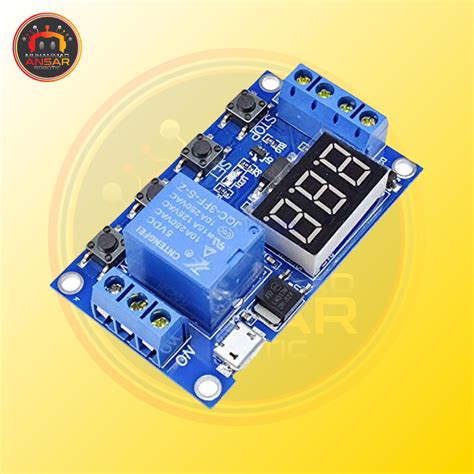 V Channel Delay Power Relay Module With LED Display MArobotic