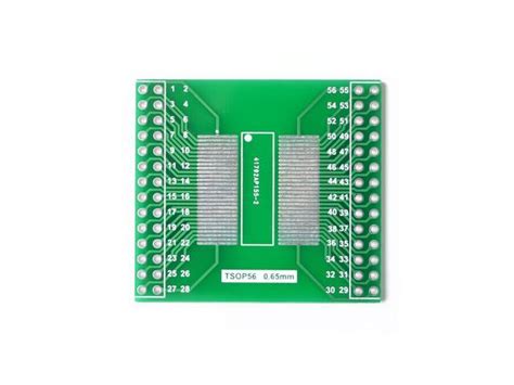 Tsop56 Tsop48 To Dip56 Adapter Pcb Board For Am29 Series Ic 0 5mm 0