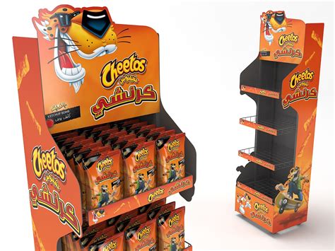 Chipsy Cheetos Floor Standing Unit Design Behance