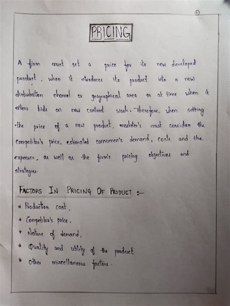 Pricing Pdf