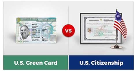 What Are The Differences Between A Green Card And A Us Citizenship