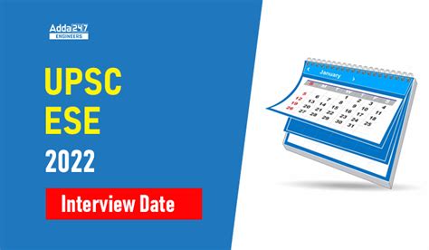 UPSC ESE Interview Date Check UPSC ESE Interview Schedule Here