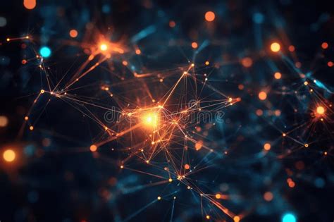 Exploring Network Connections A Visual Journey Into Digital Worlds Stock Illustration