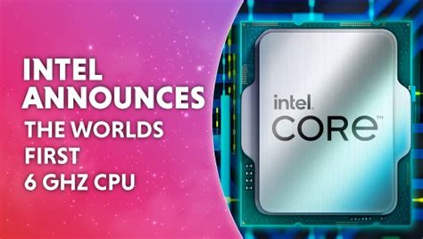 Intel Confirms The World S First 6GHz CPU WePC
