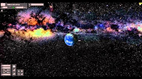 Universe Sandbox Galaxy Collision Simulation Youtube