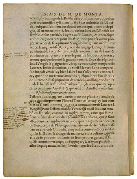 Des Livres Essai De Michel De Montaigne Essais Livre 2 Chapitre 10
