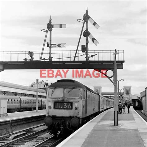Photo Class 47 Loco No D1716 At Exeter Station 1969 £280 Picclick Uk