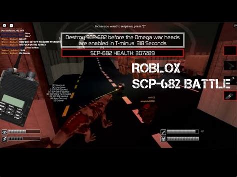 Roblox NTF Mod SCP 682 YouTube