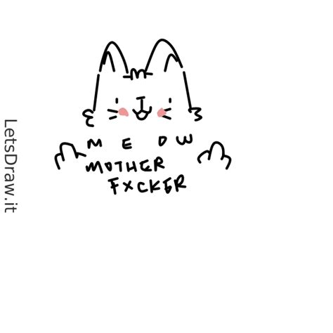 How To Draw Meow Jp7gf3suh Png LetsDrawIt